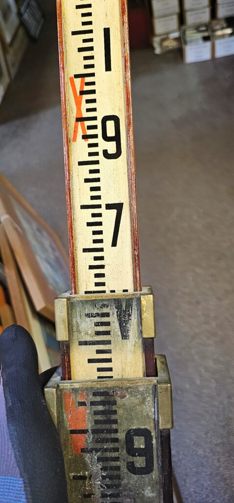 A Vintage Height or Survey Staff/Measuring Rod or Leveling staff #2 ...