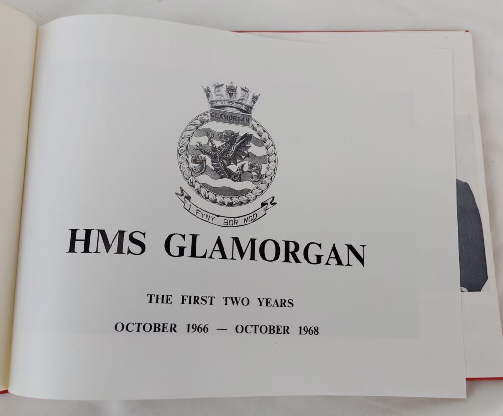 British, Royal Navy Commissioning Book, HMS Glamorgan: The first two ...
