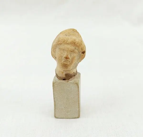 Circa 400 BC Ancient Greek Terracotta Votive Head - Sally Antiques