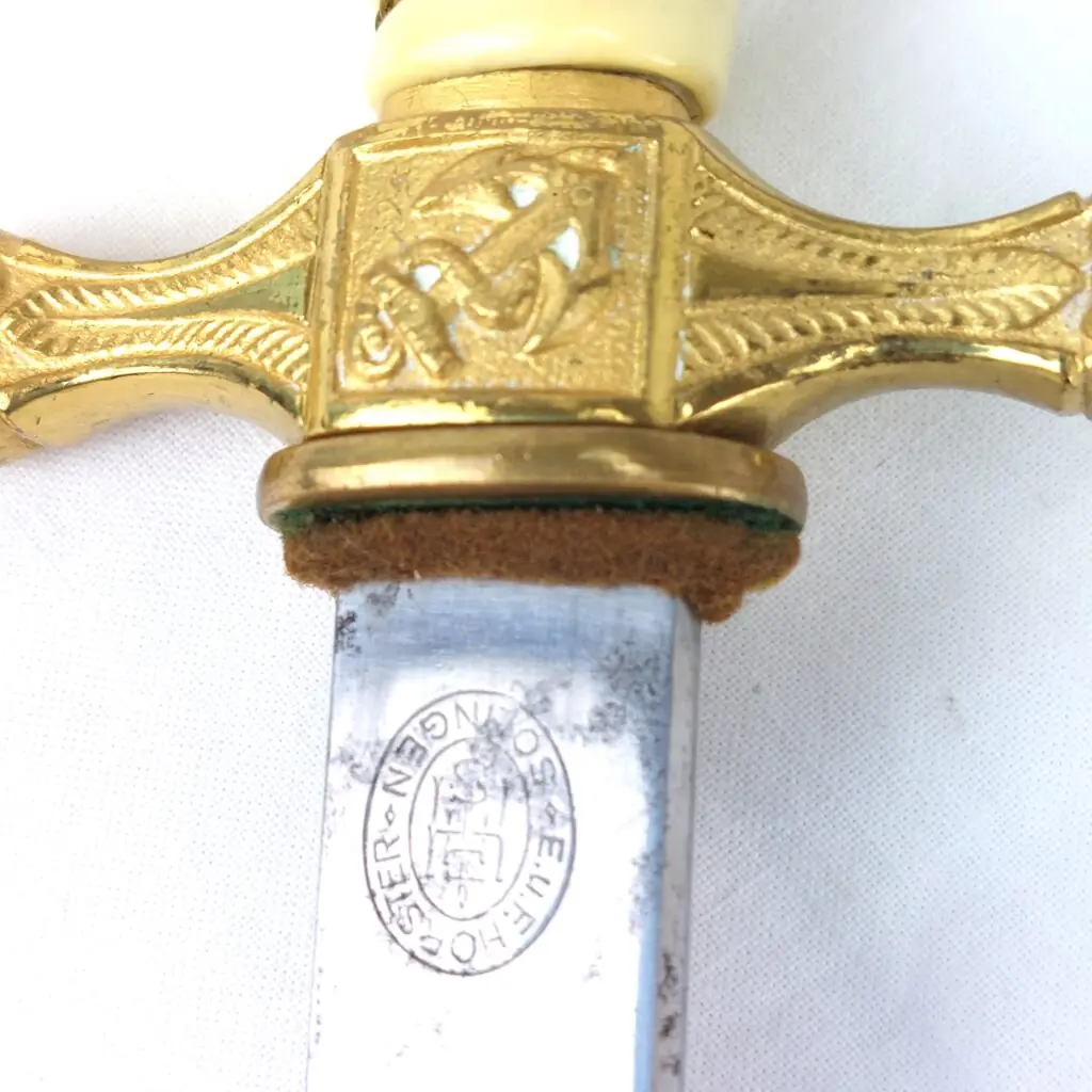 German, WW2, Third Reich Kriegsmarine Naval Officer's Dagger, By E&F ...