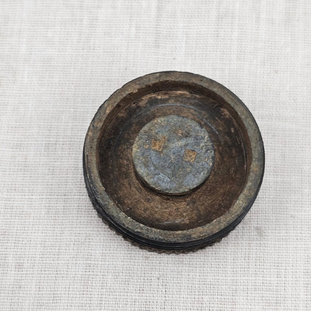 Inert WW1 Mills Bomb No.5 Hand Grenade with Unusual Plug - Sally Antiques