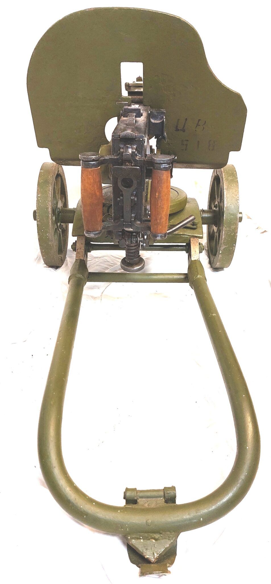 Soviet Russia, WW2, "Tractor Cap or Snow Cap" Model 1910 Maxim Heavy ...
