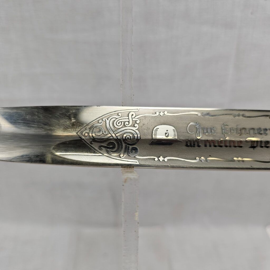 WW2 Era Nazi Germany Etched Parade Bayonet - Sally Antiques