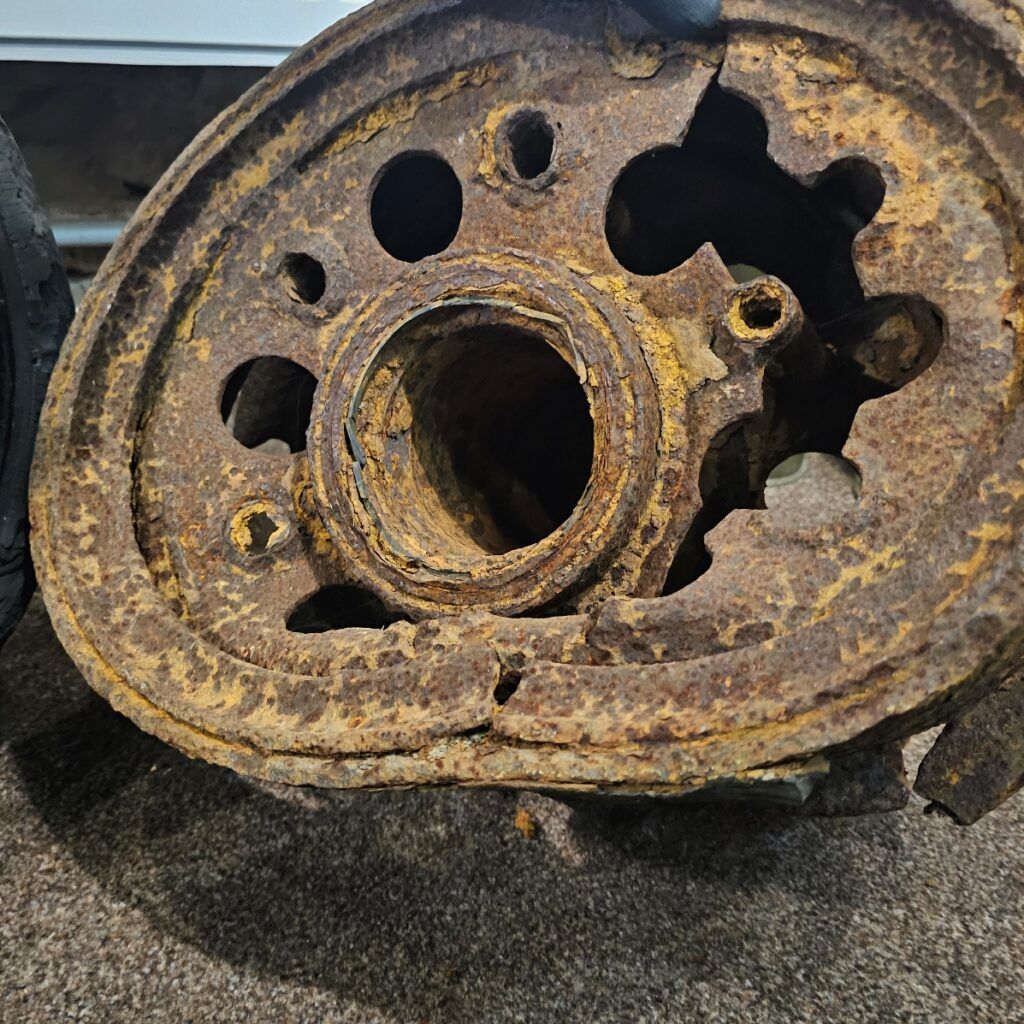 WW2 German Road Wheels of Sturmgeschütz III Tank - Sally Antiques