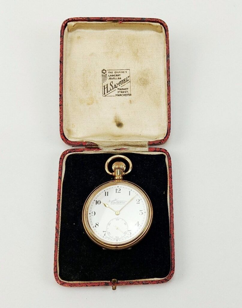 1930’s Gold Plated Everite H. Samuel Pocket Watch With Original Box ...
