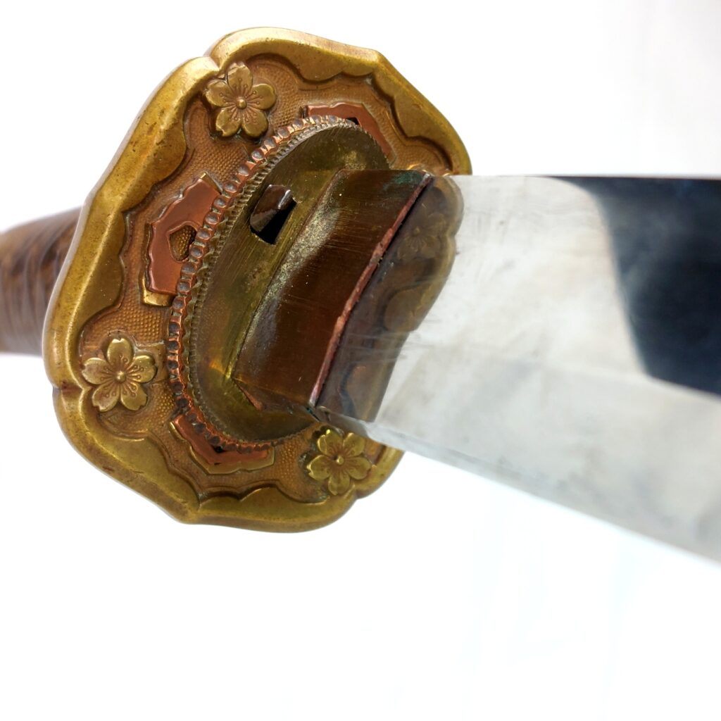 Japanese, WW2, Army Shin Gunto Sword and Saya (Scabbard) with Leather ...