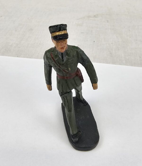 Pre-WW2 Elastolin Composite Figure Of French Officer - Sally Antiques