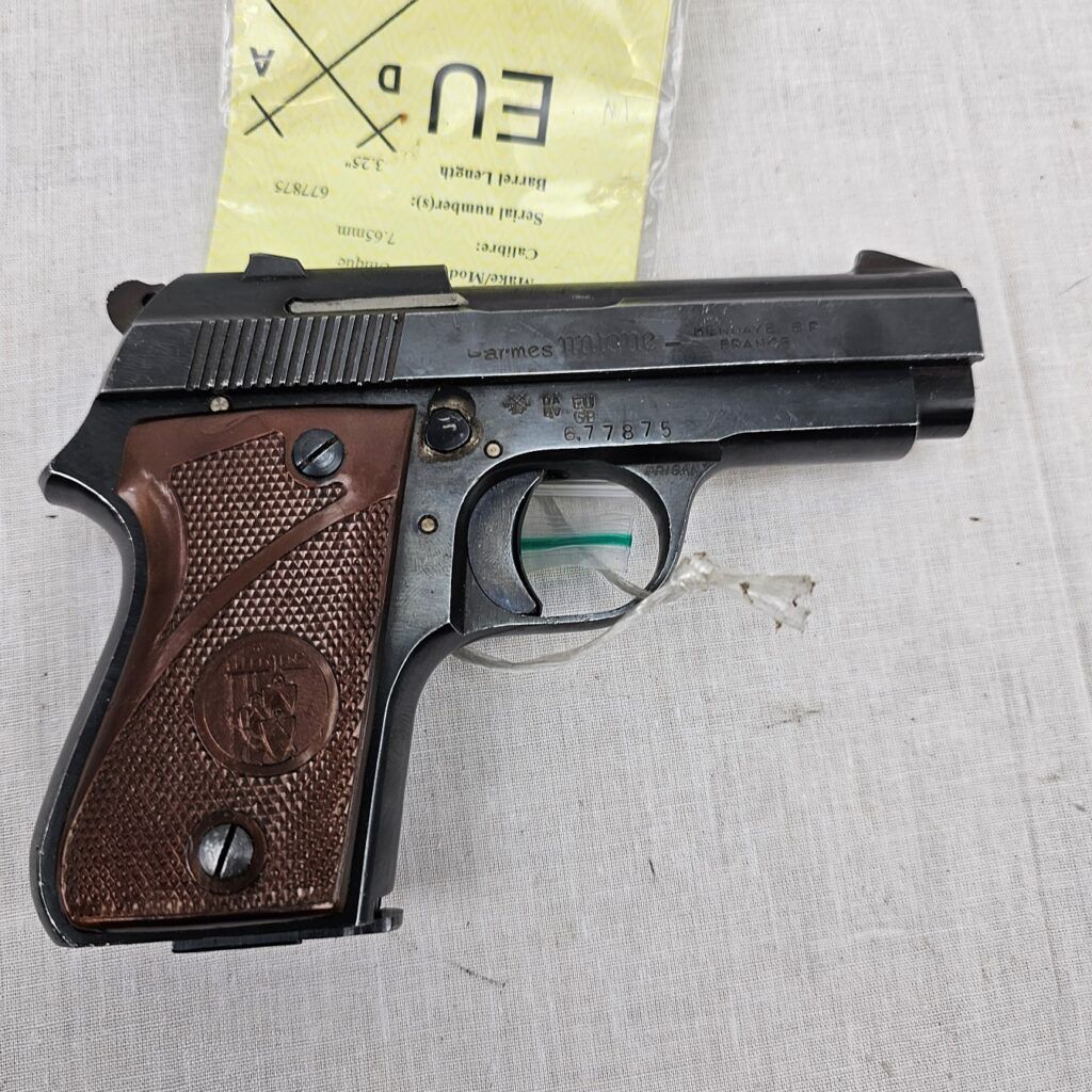 Pre-WW2 French Unique Model L Semi-Automatic Pistol - Deactivated ...