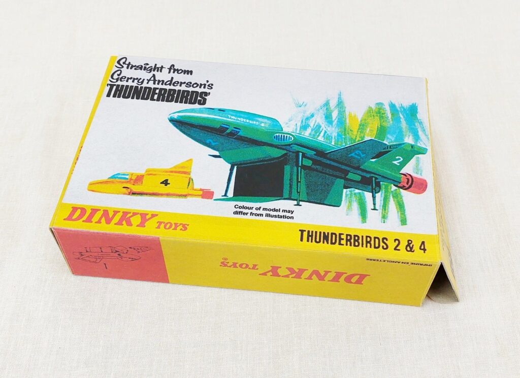 Restored Dinky 101 Thunderbird 2 And 4 In Repro Box - Sally Antiques