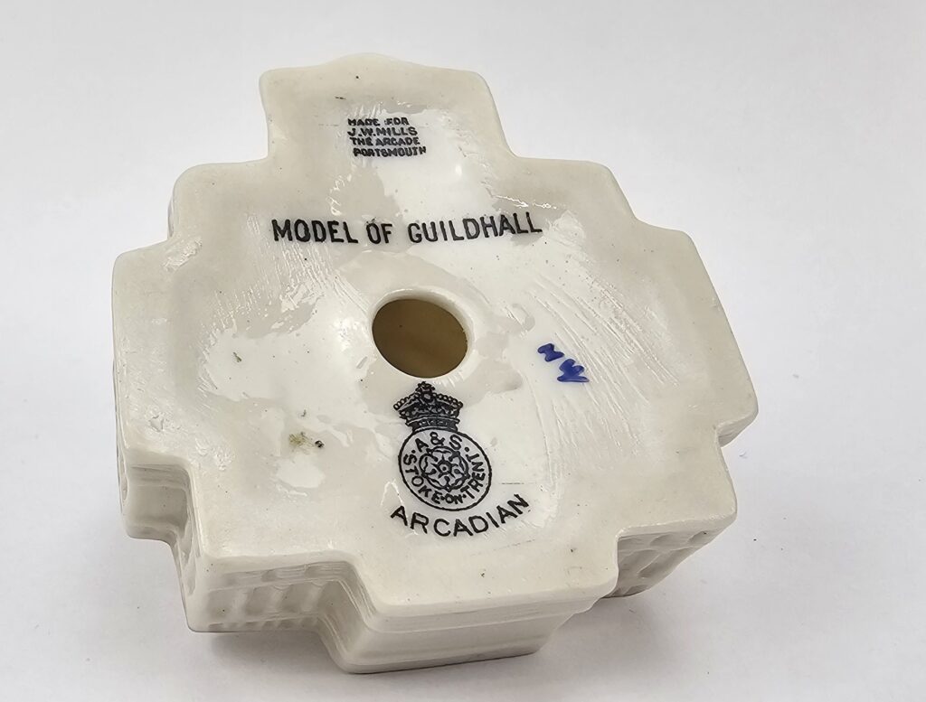 WW1 Portsmouth Crested Ware Portsmouth Guildhall By Arcadian China ...