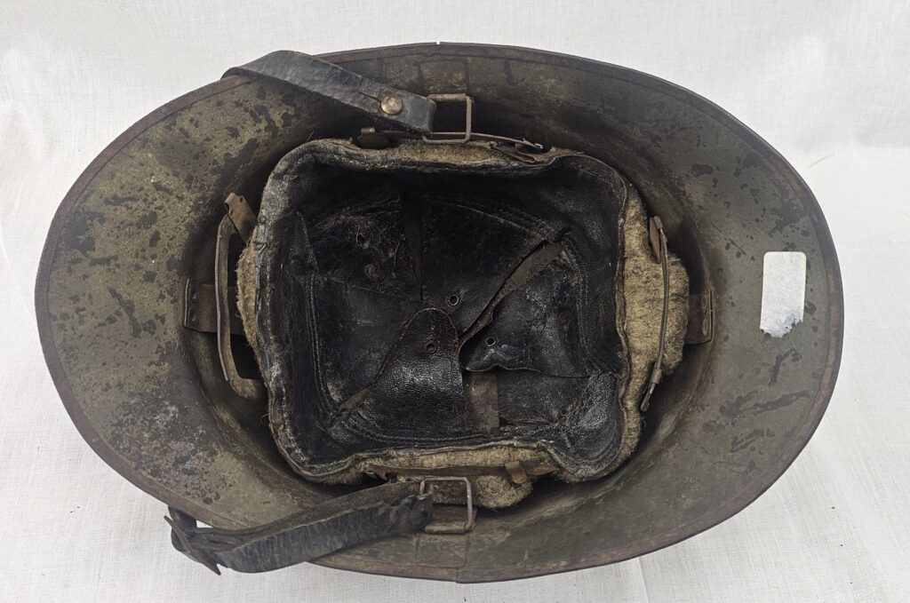 WW2 French Artillery M26 Adrian Helmet With Liner And Chinstrap - Sally ...