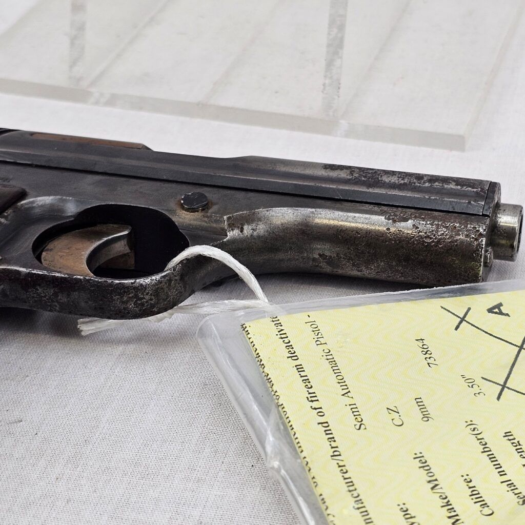 WW2 Era German Nazi Czech made CZ28 Semi-Automatic Pistol - Deactivated ...