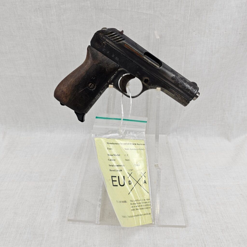 WW2 Era German Nazi Czech made CZ28 Semi-Automatic Pistol - Deactivated ...