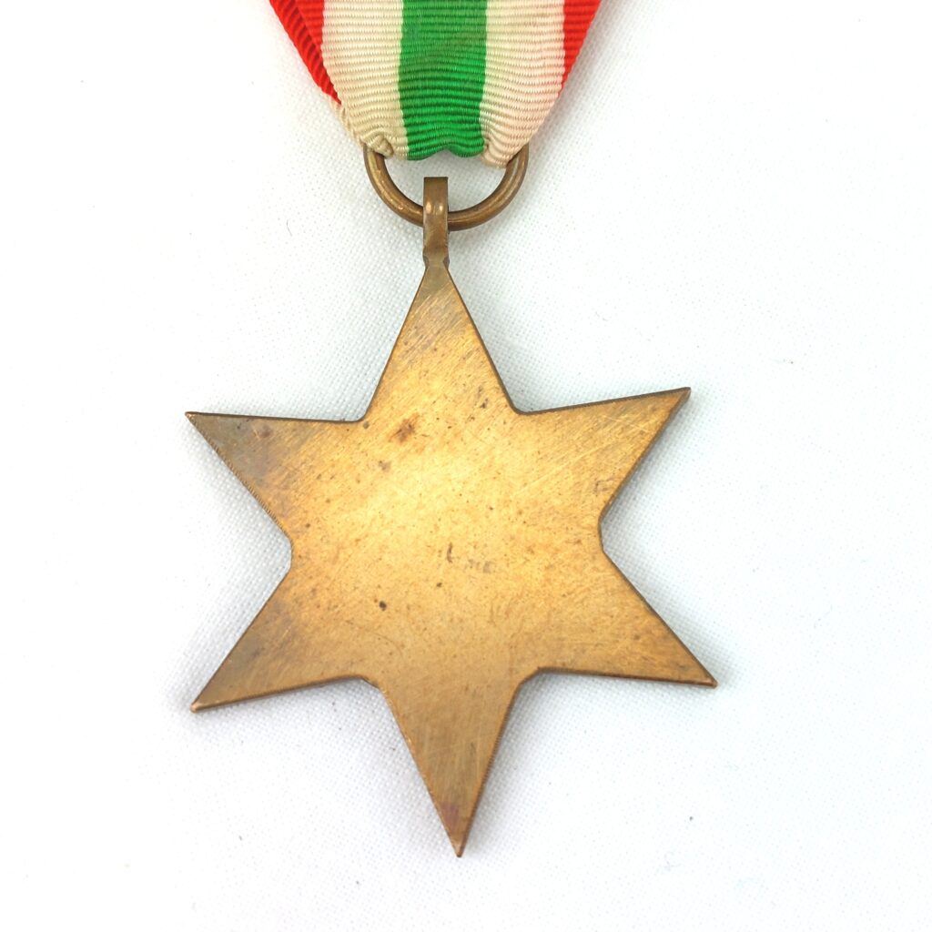 British, WW2, The Italy Star Medal, with Ribbon - Sally Antiques