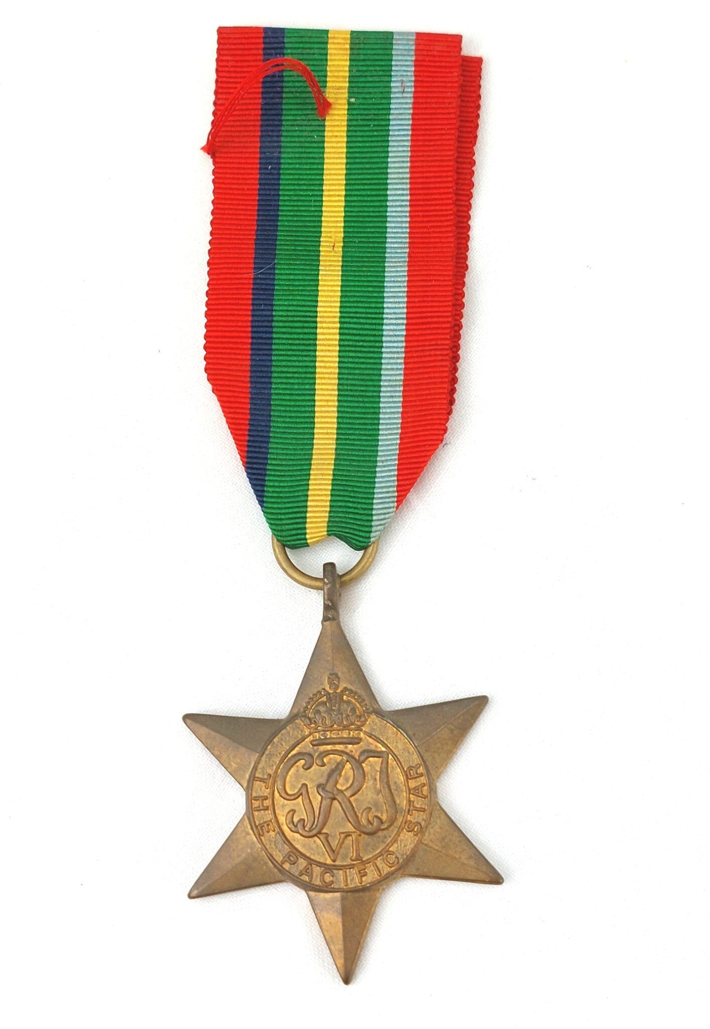 British, WW2, The Pacific Star Medal with Ribbon - Sally Antiques