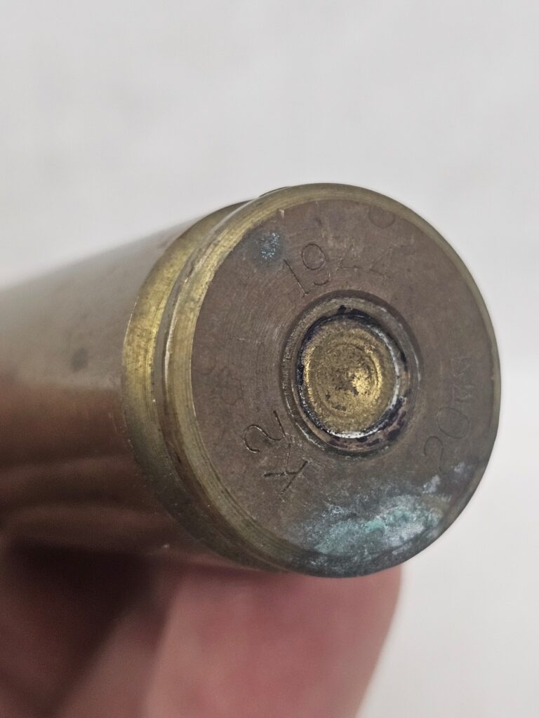 Inert Cutaway 1944 British 20mm HE Cannon Shell - Sally Antiques