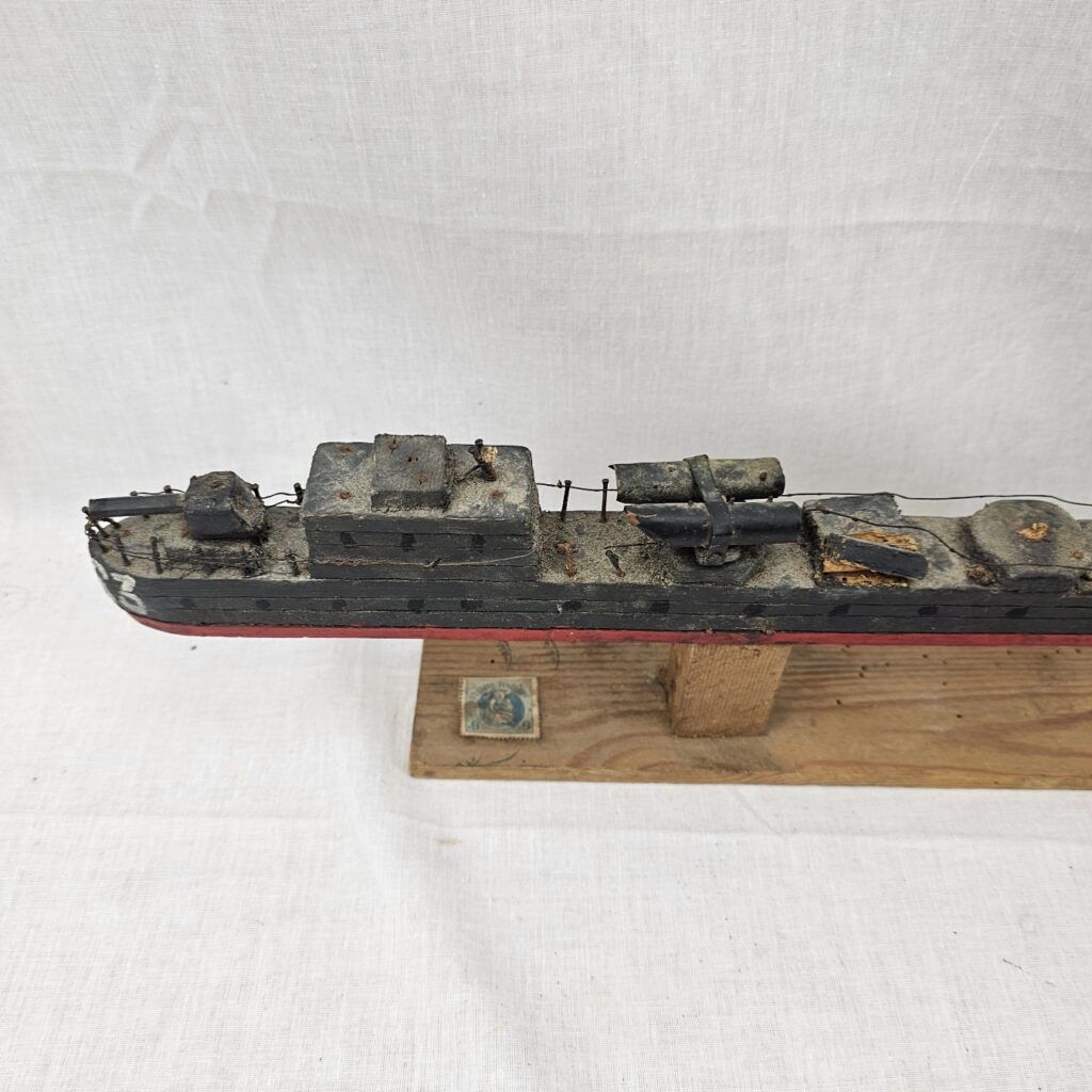 Sailor Made Model Of HMS Verity D63 1918 W Class Destroyer - Sally Antiques