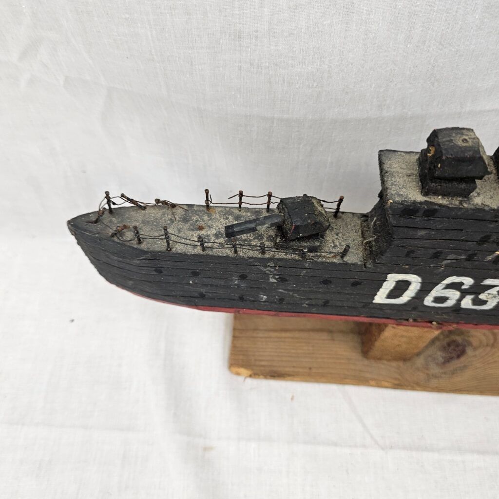Sailor Made Model Of HMS Verity D63 1918 W Class Destroyer - Sally Antiques