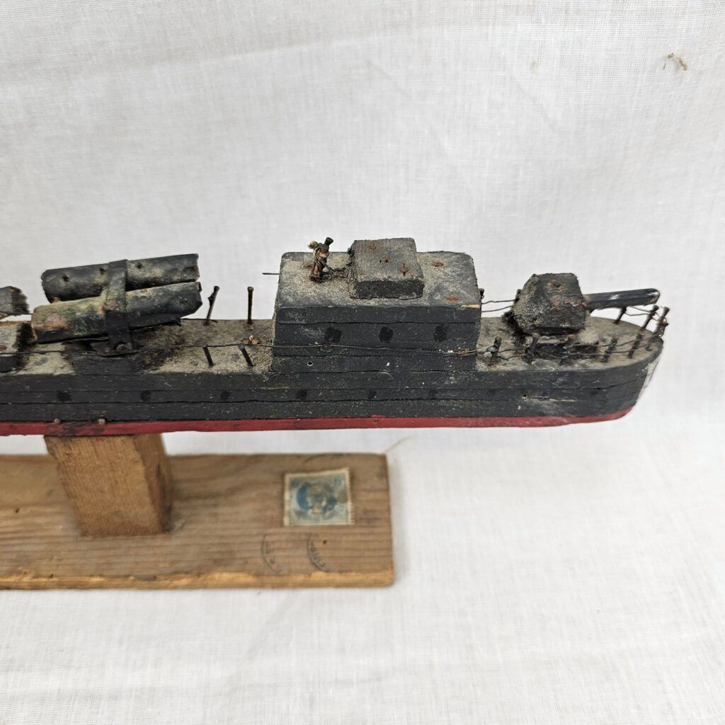 Sailor Made Model Of HMS Verity D63 1918 W Class Destroyer - Sally Antiques