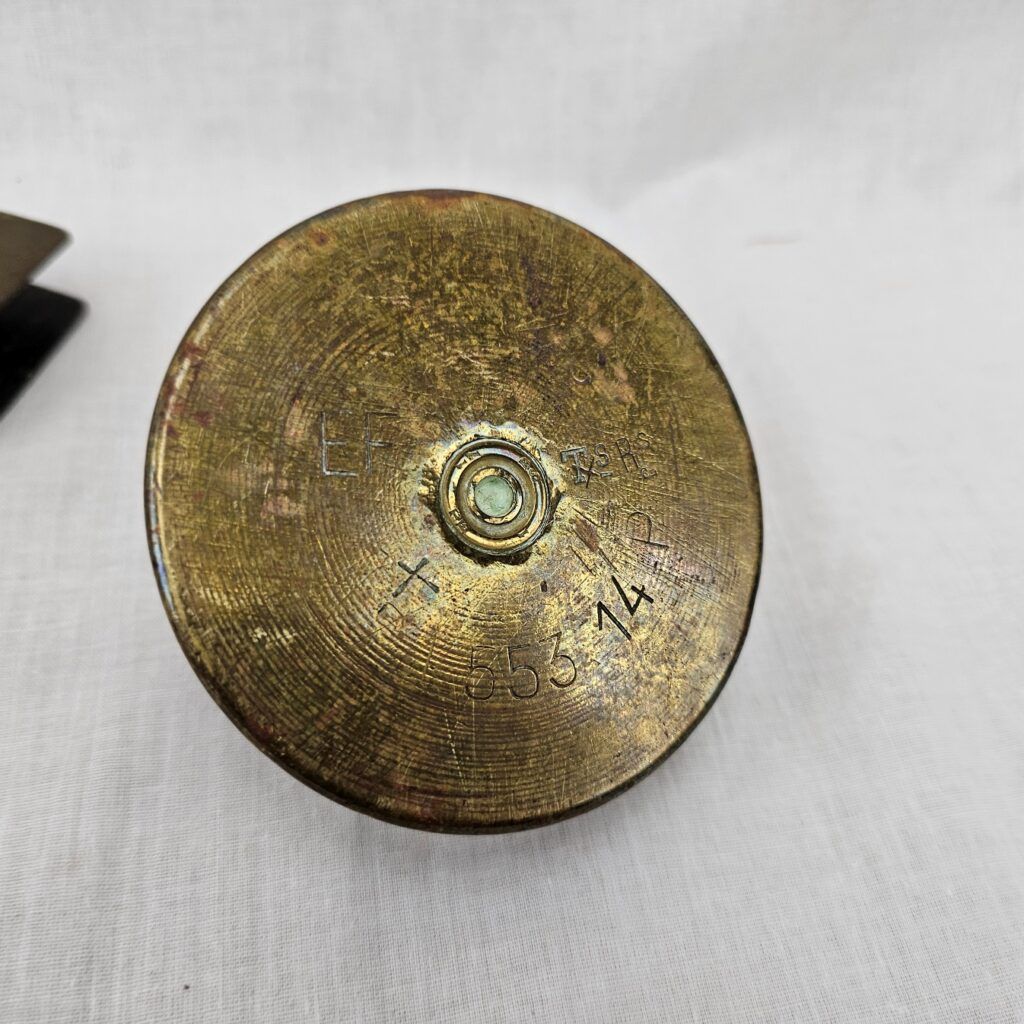 WW1 Trench Art Matchbox Holder Shell Case - Sally Antiques