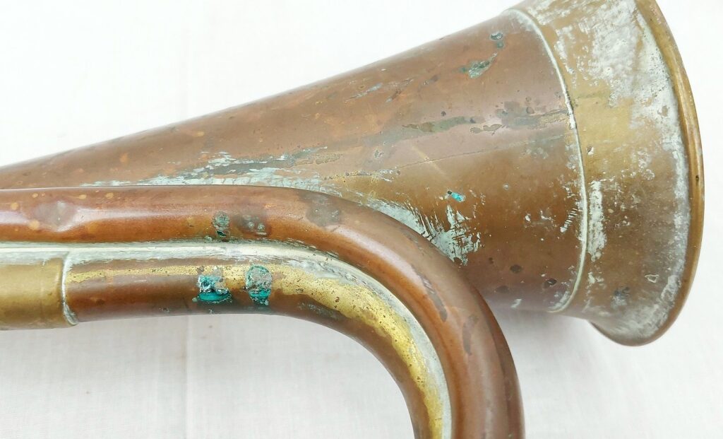 cWW1/WW2 British Military Bugle - Sally Antiques