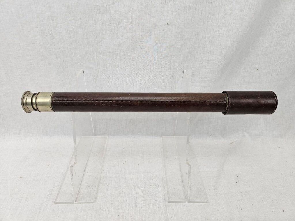 1902 Dated Ross Of London Single Draw Officers Telescope - Sally Antiques