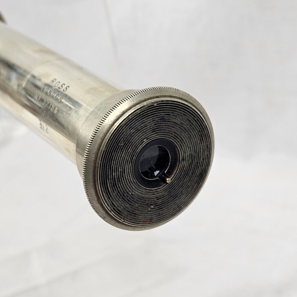1902 Dated Ross Of London Single Draw Officers Telescope - Sally Antiques