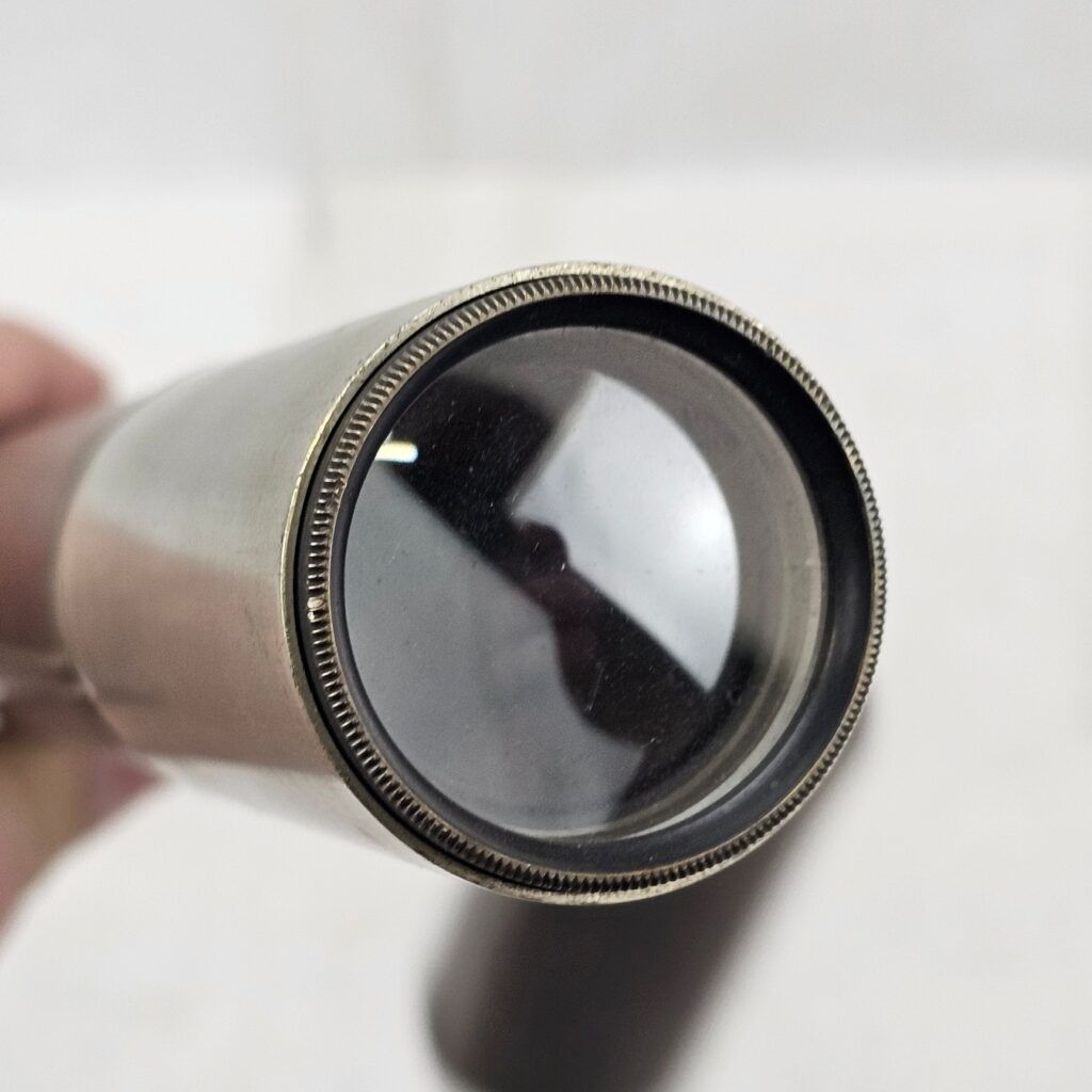 1902 Dated Ross Of London Single Draw Officers Telescope - Sally Antiques