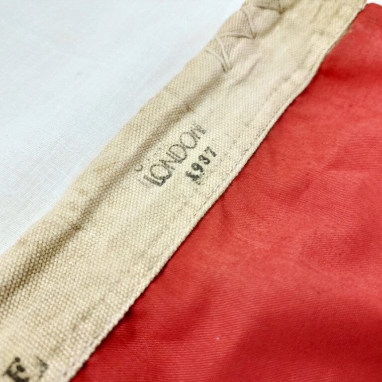 1937 Dated British Union Of Facists Flag - Sally Antiques