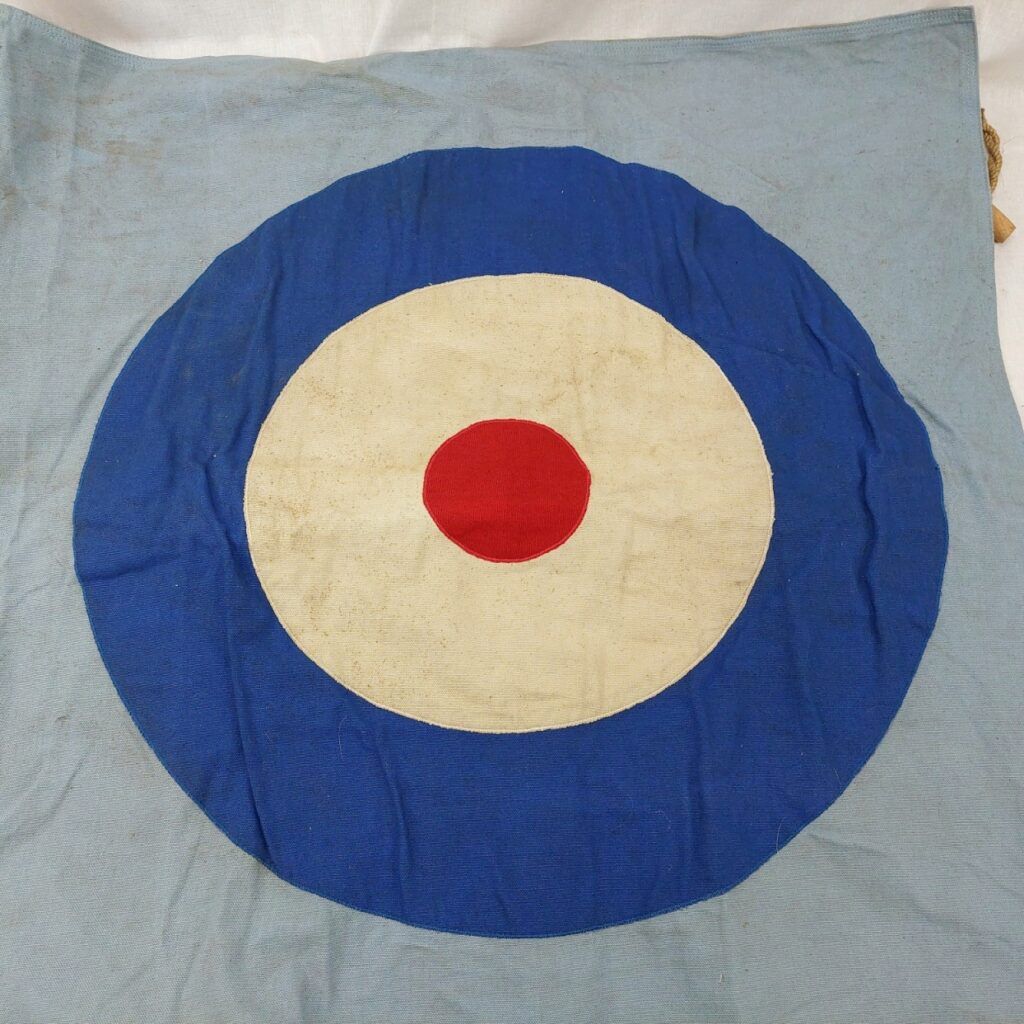 WW2 1943 Dated Panel Stitched RAF Flag - Sally Antiques