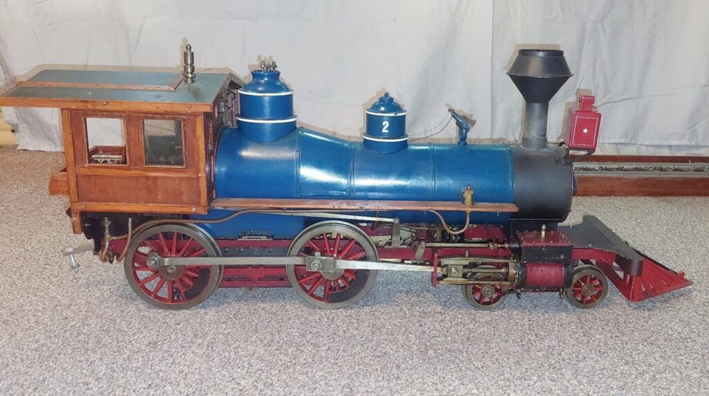 3.5 Inch Gauge Live Steam 4-4-0 USA Wild West Locomotive - Sally Antiques