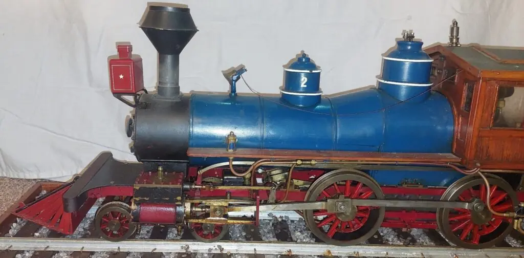 3.5 Inch Gauge Live Steam 4-4-0 USA Wild West Locomotive - Sally Antiques