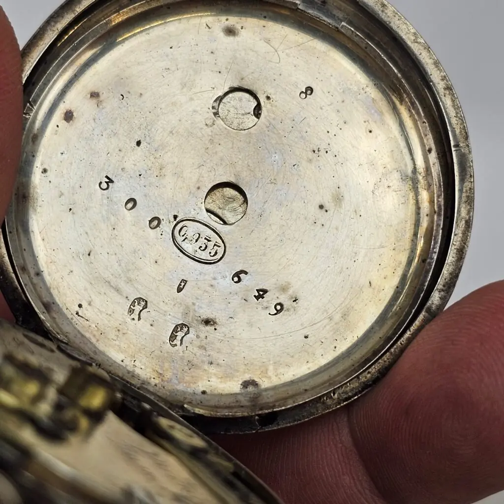 Gents Silver H Samuel Pocket Watch - Sally Antiques