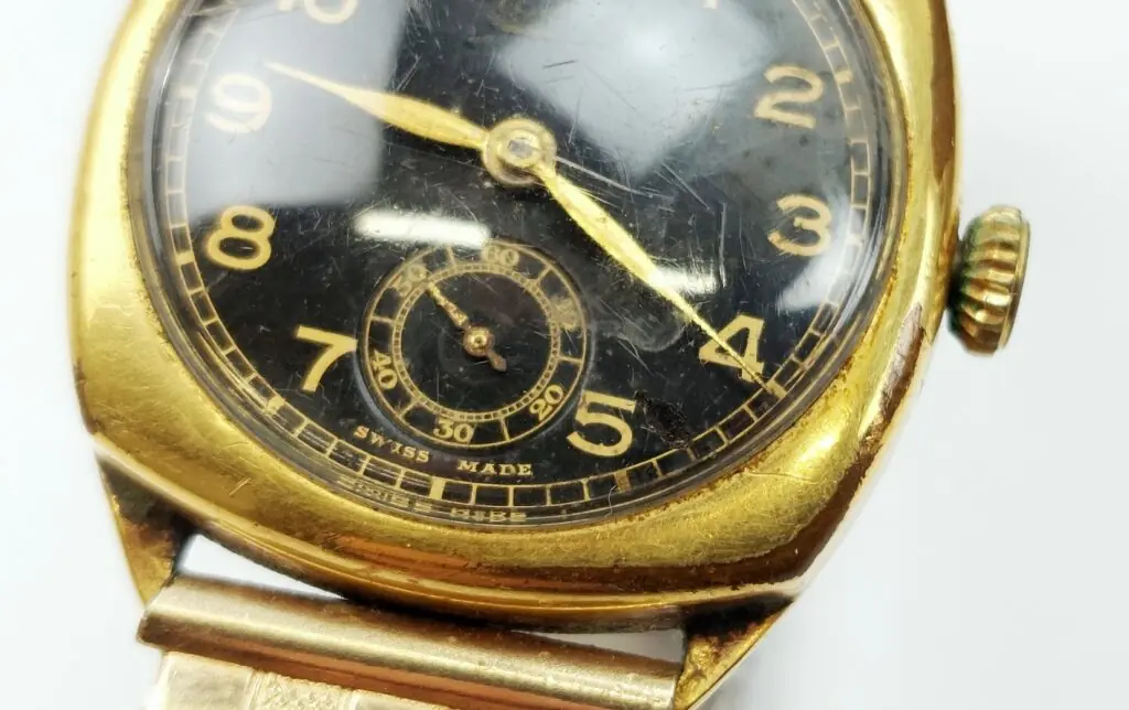 1960’s Gents Gold Plated Everite Manual Wind Wristwatch - Sally Antiques