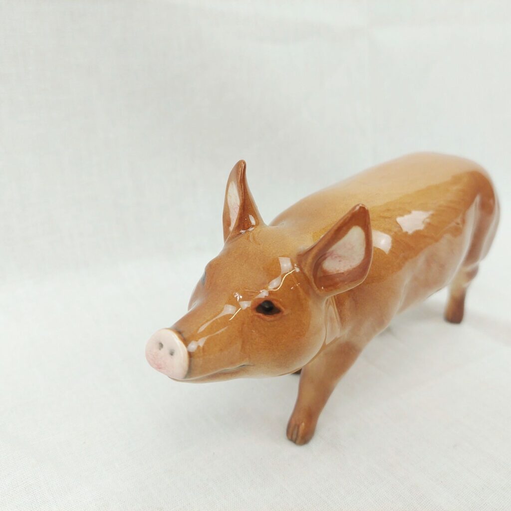 Vintage Beswick Sow Pig Figurine - Sally Antiques