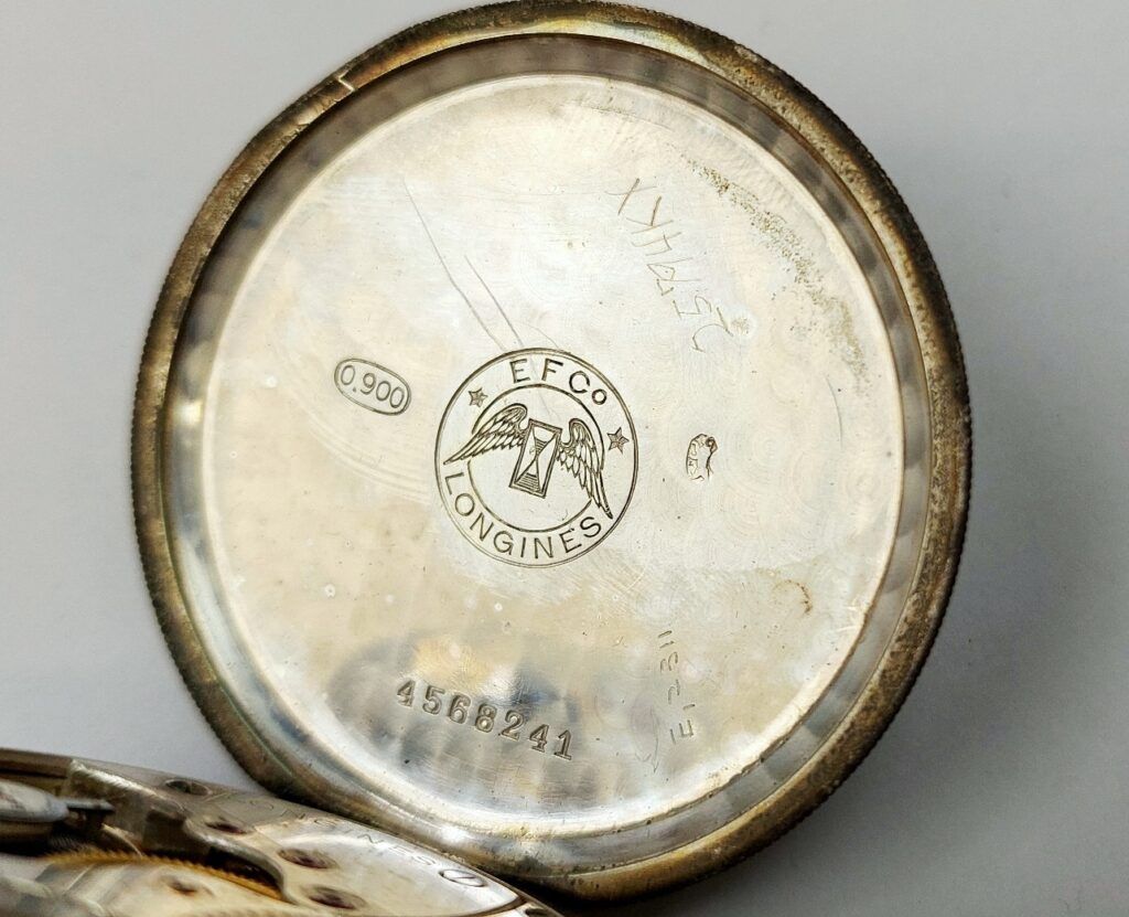 1930’s Longines .900 Silver Cased Pocket Watch - Sally Antiques