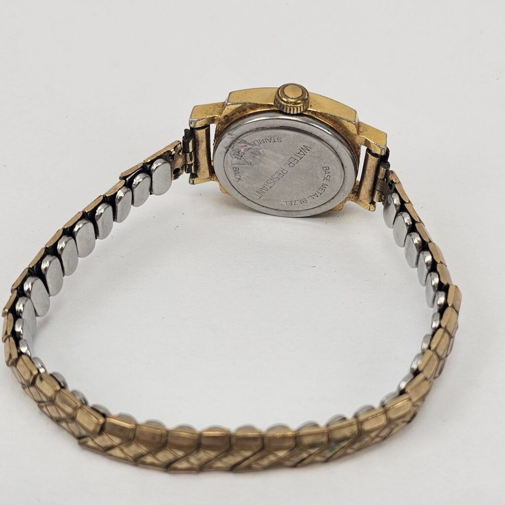 Vintage Times Mechanical Gold Plated Ladies Wrist Watch - Sally Antiques
