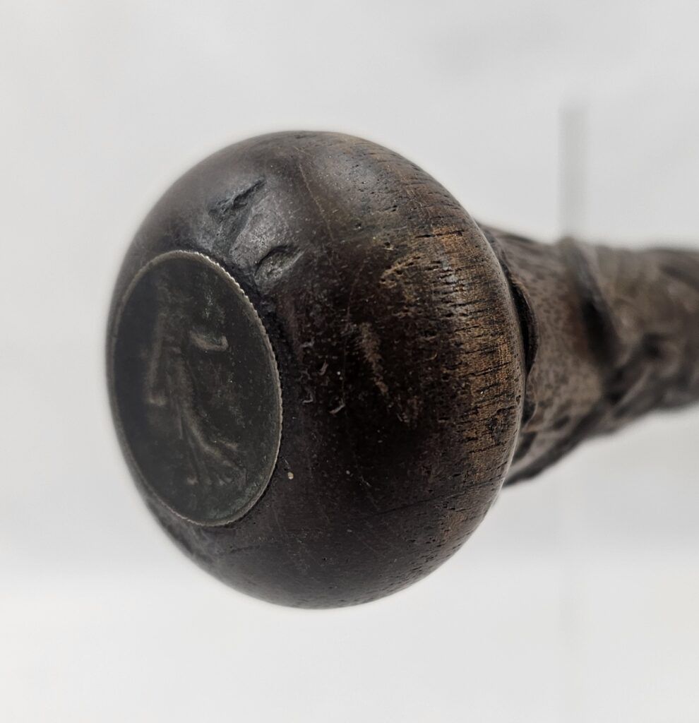 WW1 Known Owner Royal Flying Corp RFC Carved Swagger Stick - Sally Antiques