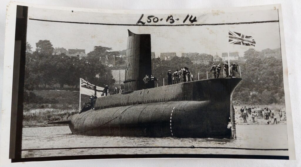 British, Post WW2, HM Submarine Oberon – Two Original Photographs ...