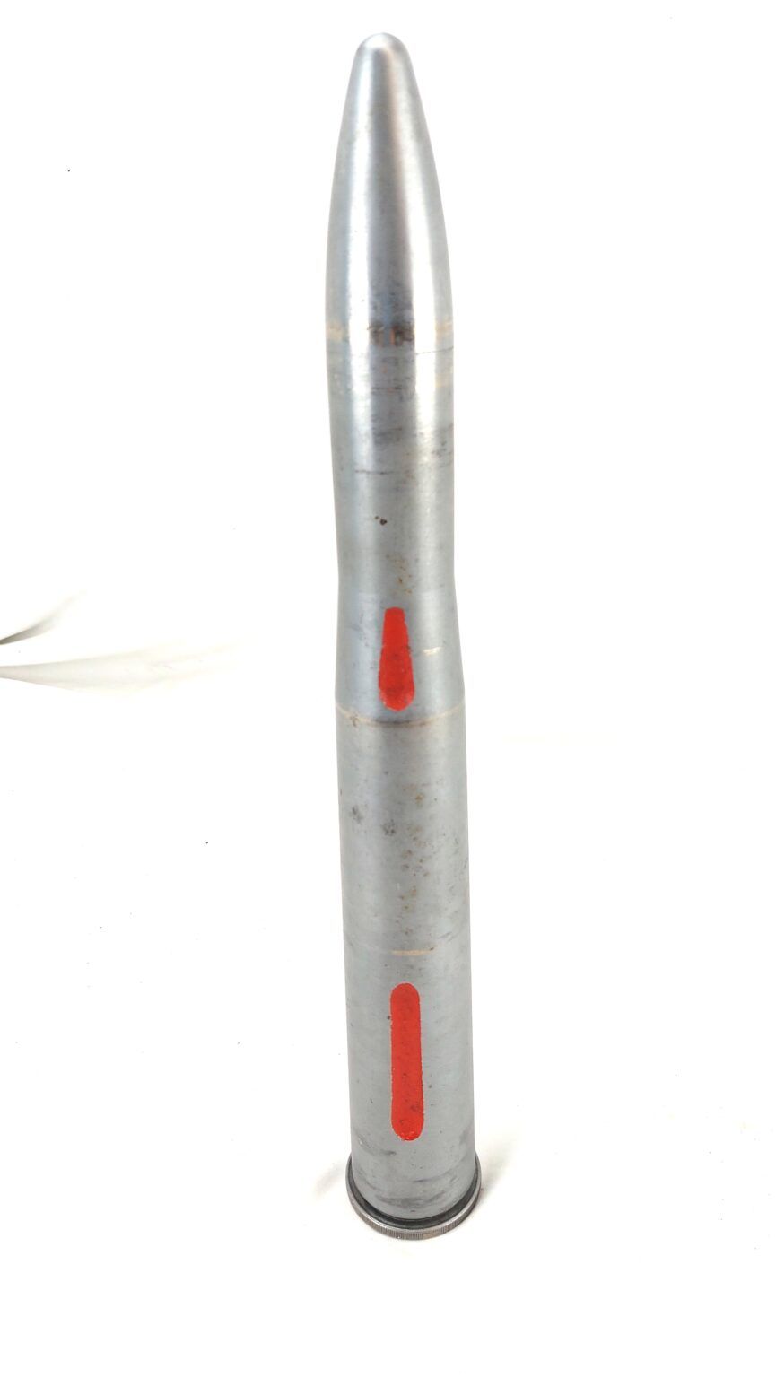 British, Royal Navy L60 Bofors 40mm N2 DRILL Round, Made by G.H.S ...