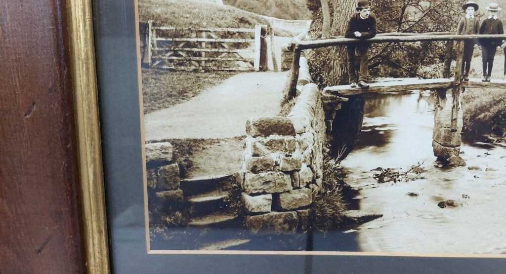 Framed Victorian Photograph Of A River Scene - Sally Antiques