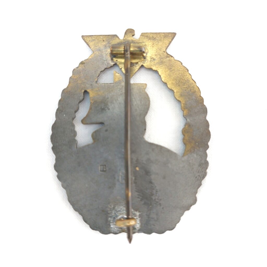 German, WW2, Kriegsmarine Auxiliary Cruiser Badge, Maker Marked FO ...