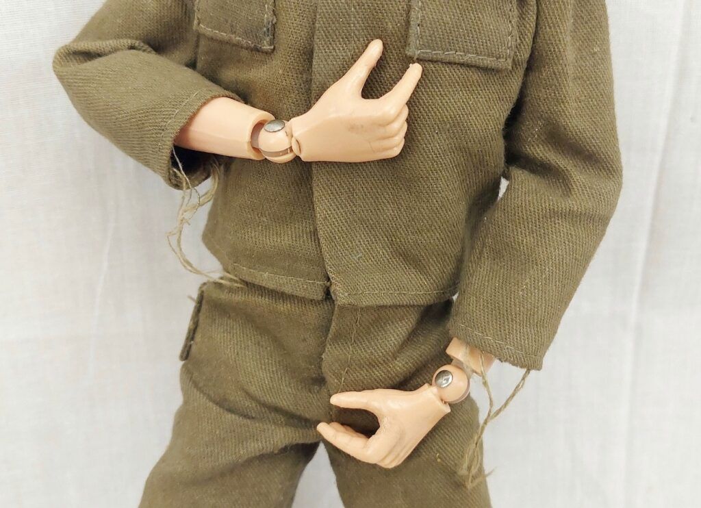 Early c1964 Palitoy Action Man In Army 2 Piece Uniform - Sally Antiques