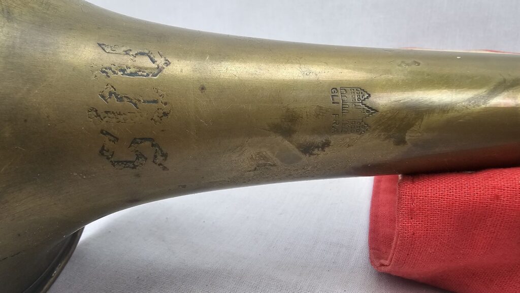 German WW2 Bugle With Hitler Youth Banner - Sally Antiques