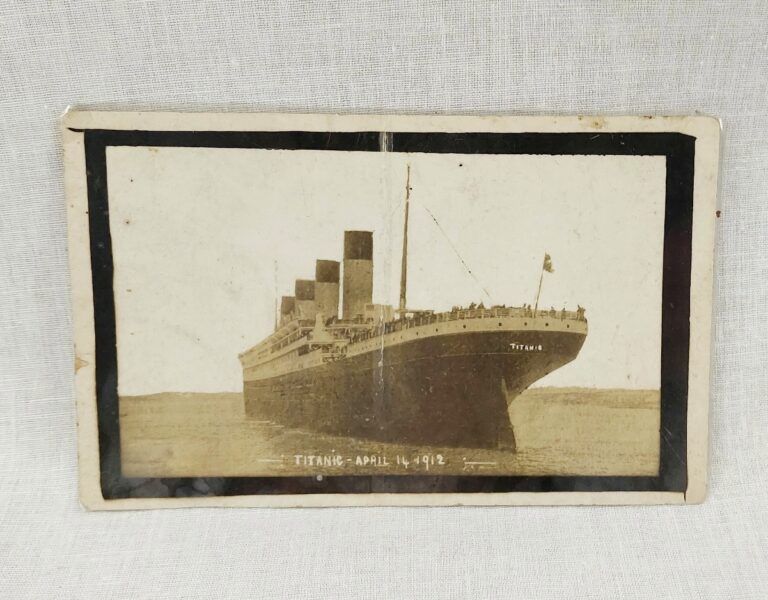 Original RMS Titanic 1912 Photographic Postcard Rare Stern View - Sally ...