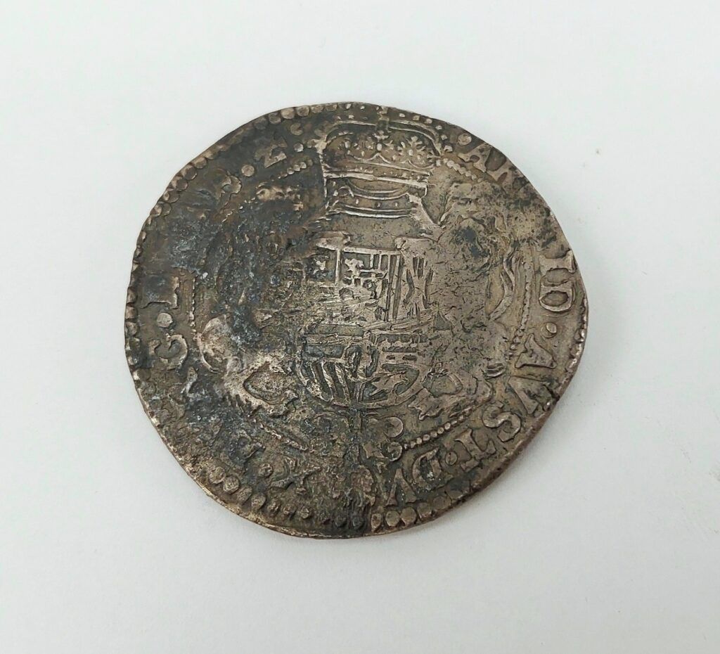 Spanish Netherlands 1659 2 Ducaton Silver Coin From Wreck Of Hollandia ...