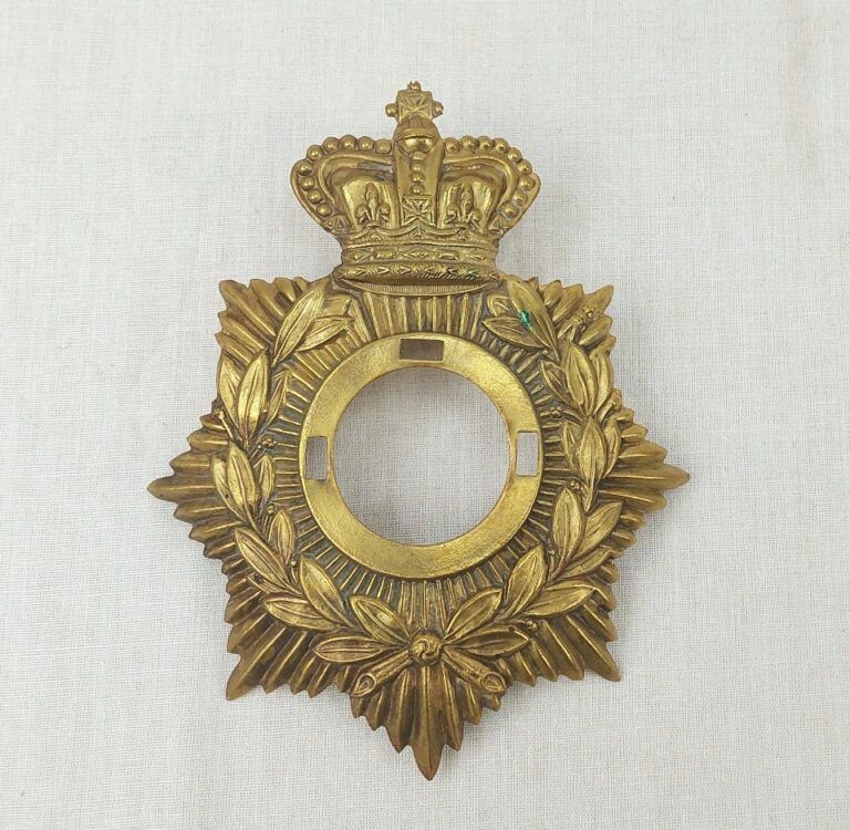 Victorian Helmet Plate Exterior Badge - Sally Antiques