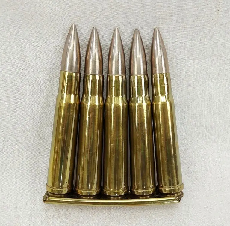 1941 Clip Of 5 Inert Boys Anti Tank Rifle Rounds - Sally Antiques