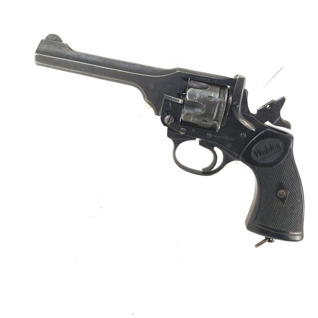 Superb British, WW2-1943, Webley & Scott Mark 1V .38 6-Shot Revolver ...