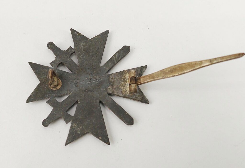 WW2 German War Merit Cross With Swords First Class Badge - Sally Antiques